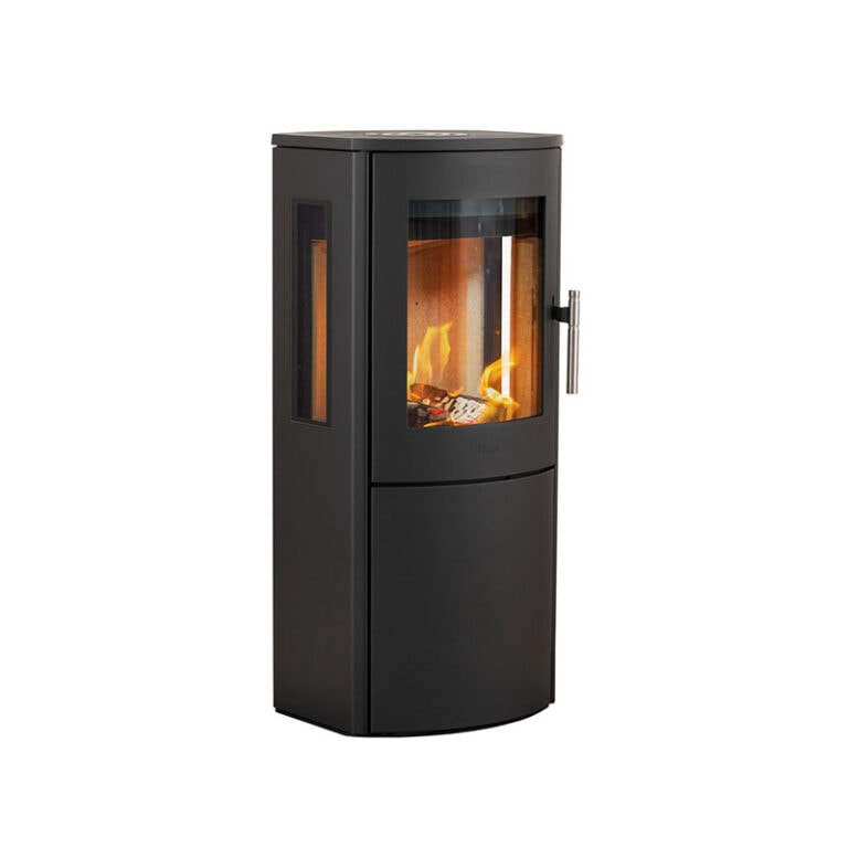 HETA Scan-Line 800M med sideglas | Stilfuld brændeovn